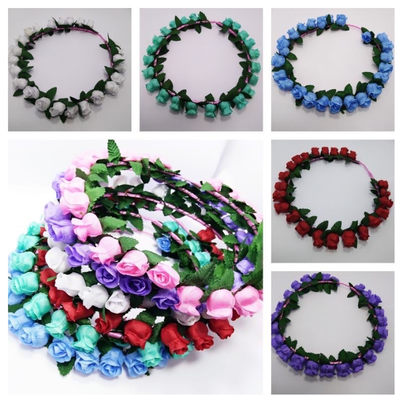 Jual Bando Mahkota Bunga Bando Flower Crown Lingkar. | Shopee Indonesia