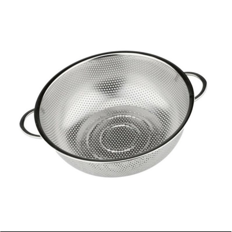 Jual Baskom Sangku buah Sayuran Serbaguna Stainless Steel Tebal 25.5cm ...