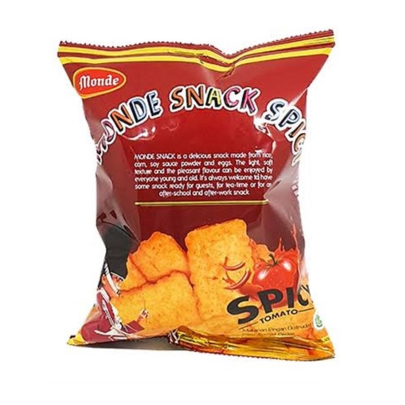 Jual Monde Snack Gold/Monde Snack Spicy Tomato 60 gram-Snack Monde ...