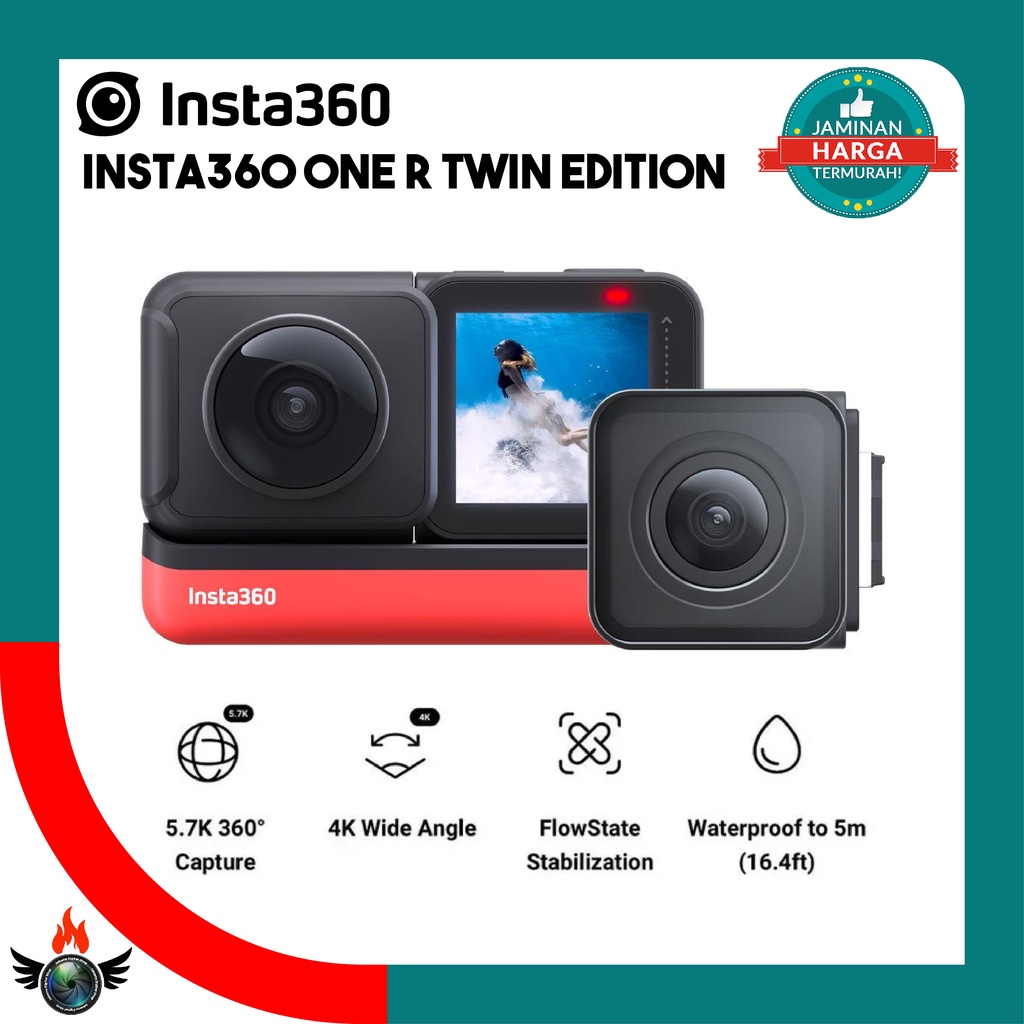 Jual Insta360 One R Twin Edition / Insta 360 One R Kamera 360 | Shopee ...