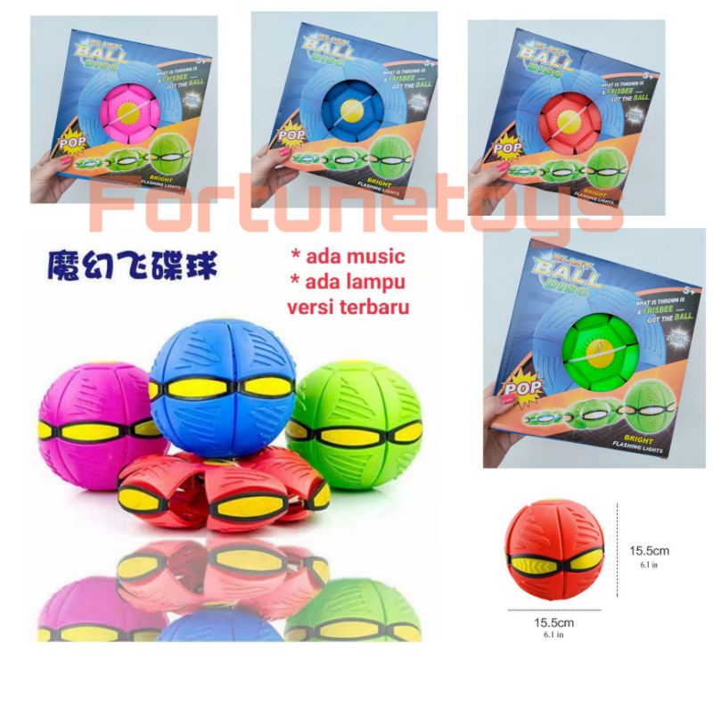 Jual Mainan BOLA MAGIC UFO MUSIC BERLAMPU / BOLA BERLAMPU / UFO TERBANG ...