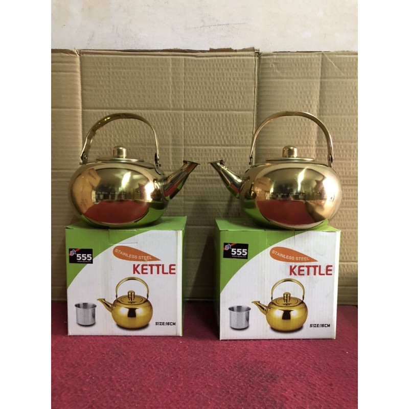 Jual teko arab/teko emas/kettle stainless | Shopee Indonesia