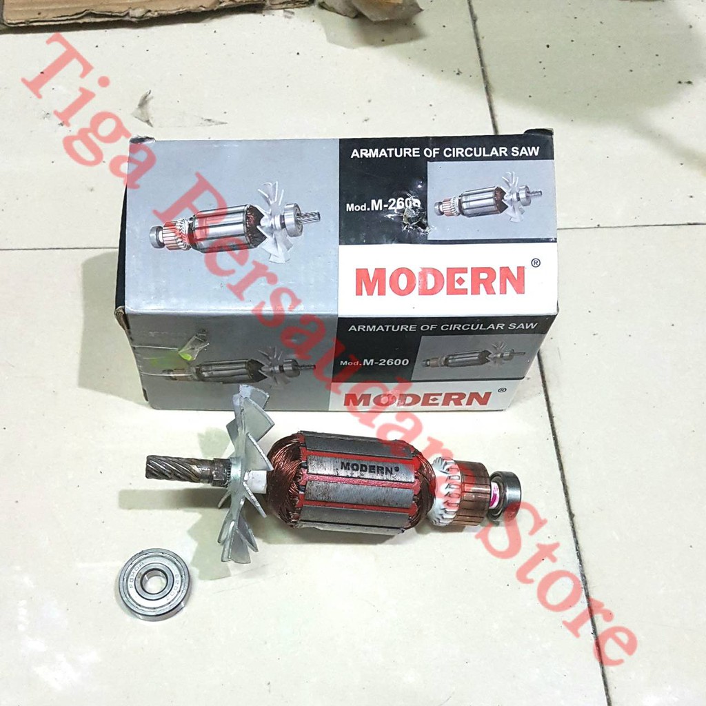 Jual Armature Modern M-2600 / Angker / Dinamo Mesin Circle M2600 ...