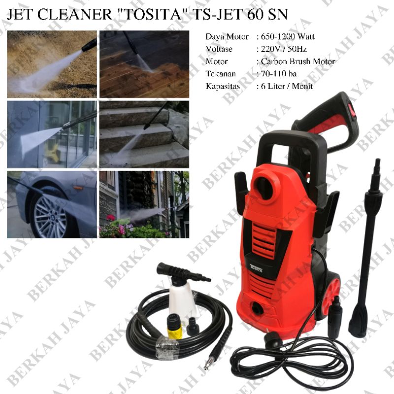 Jual Mesin Jet Cleaner TOSITA TS-60 650watt [TURUN HARGA] | Mesin cuci ...