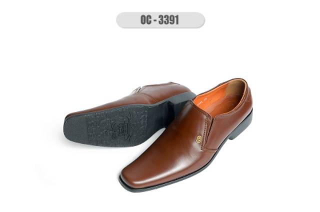 Jual Sepatu Pantofel Pria Kulit Asli OC 3391 Odon Cibaduyut Kantor ...