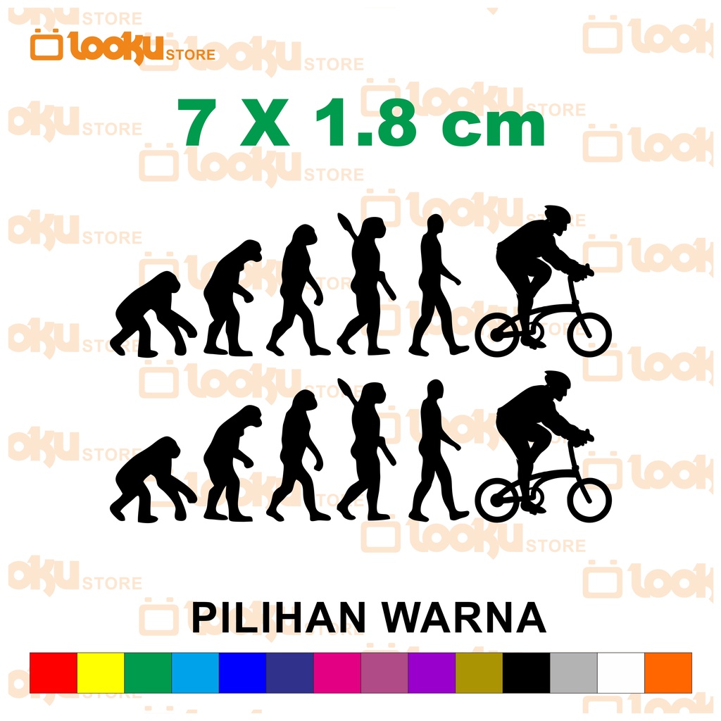 Jual Stiker EVOLUSI SEPEDA LIPAT Sticker Foldingbike | Shopee Indonesia