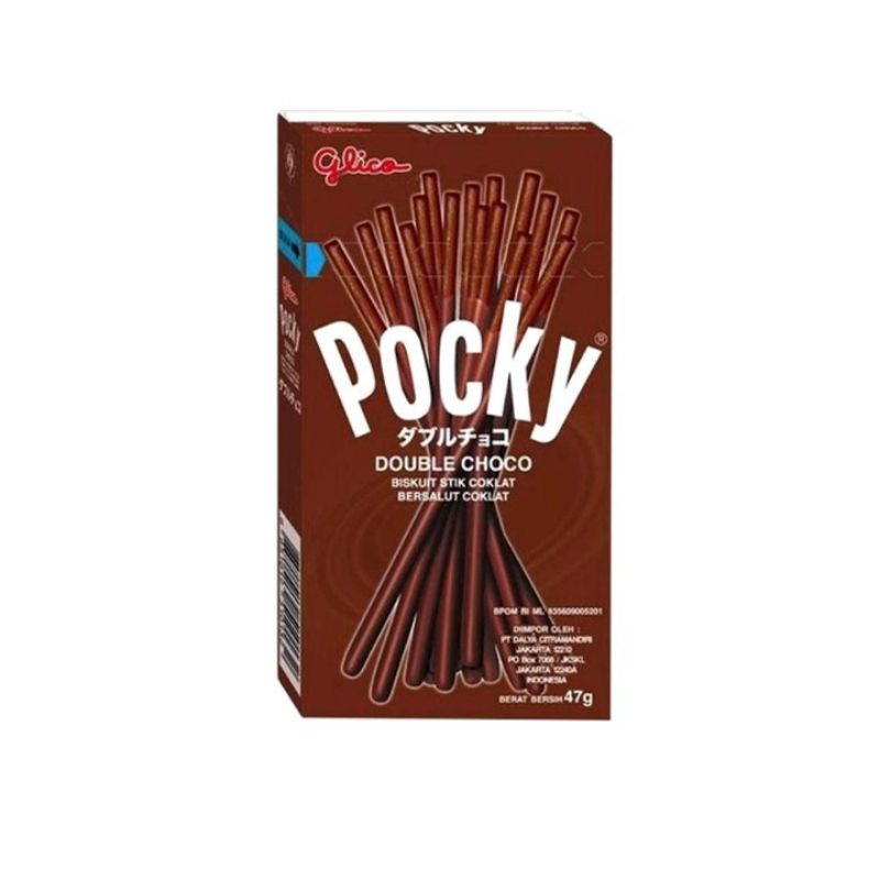 Jual Glico Pocky Double Choco Stick Biscuit 47 g | Shopee Indonesia
