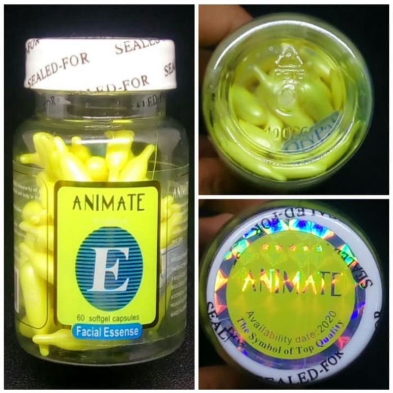 Jual Animate Kapsul isi 60Pcs//Serum Wajah Animate | Shopee Indonesia