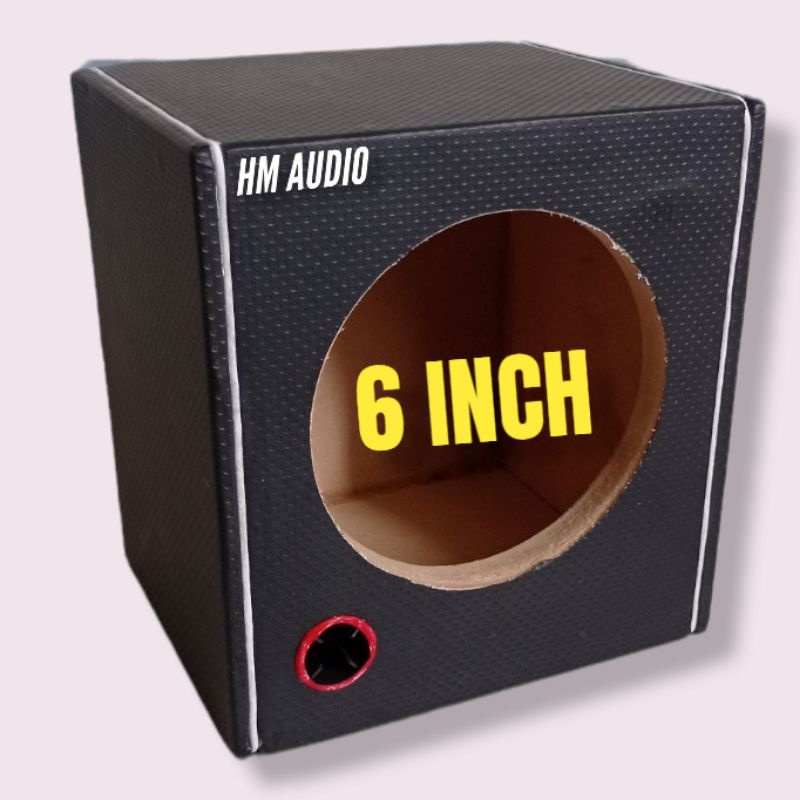 Jual Box Speaker 6 inch Box Subwofer 6 inch bungkus kain jok bisa untuk ...