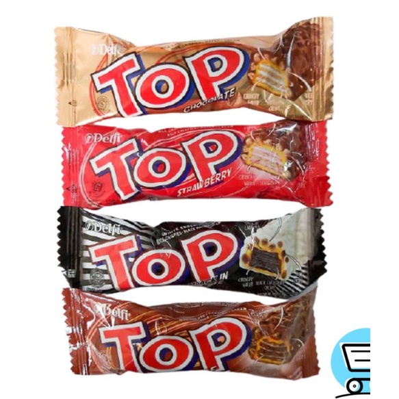 Jual DELFI TOP WAFER 9 GRAM COKLAT BLACK IN WHITE TRIPLE CHOCOLATE ...