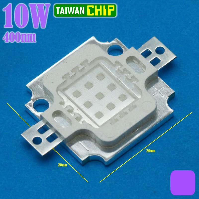 Jual LED HPL UV ULTRA VIOLET 10w 395NM 400NM UV CURING PAINT PENGERING ...