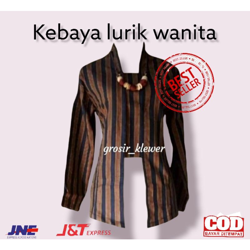Jual Baju lurik wanita / Baju adat jawa / Kebaya lurik / kebaya jawa wanita | Shopee Indonesia