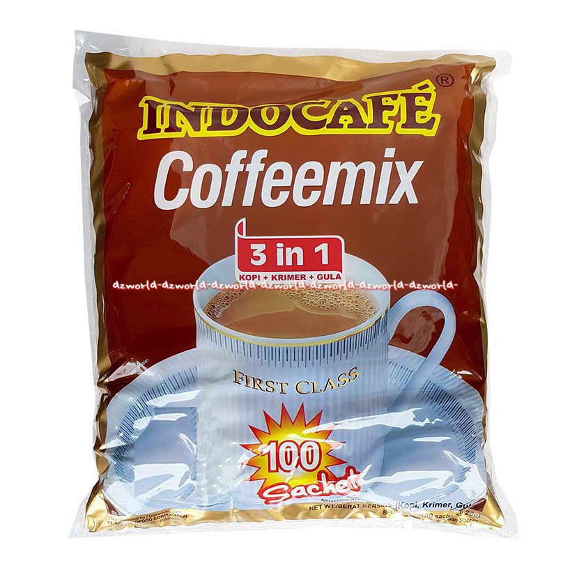 Jual Indocafe Coffeemix 100sachet Dengan Gula Coffee Kopi Gula Kopi ...