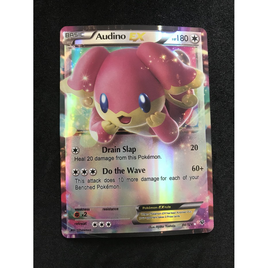 Jual Kartu Pokemon TCG Sun&Moon Audino EX (harga/kartu) | Shopee Indonesia