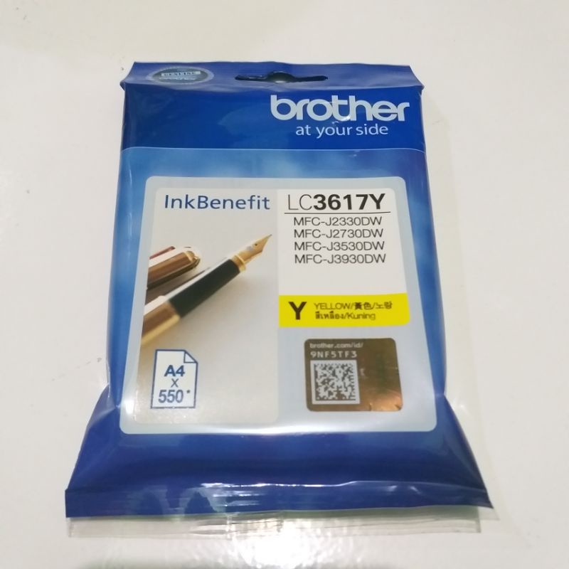 Jual cartridge brother baru original LC3617C LC3617 Cyan LC3617Y yellow ...