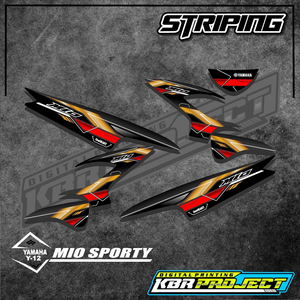 Jual [COD] Stiker MIO SPORTY striping MIO SPORTY motor YAMAHA motor ...