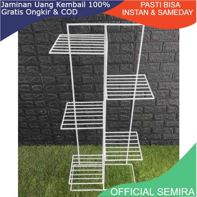 Jual STANDING POT BESI DUDUKAN 5 RAM KOTAK/STANDING POT ELEGAN/RAK ...