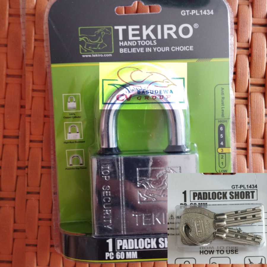 Jual TEKIRO GEMBOK LEHER PENDEK 60 MM | Shopee Indonesia