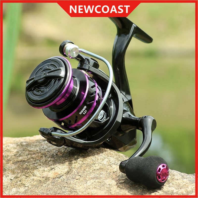 Jual NEWCOAST Reel Pancing Mini 500 800 EVA Grip Metal Spool 5.2:1 Max ...