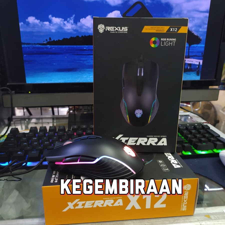 Jual Rexus X12 Xierra Professional Gaming Mouse RGB | Shopee Indonesia
