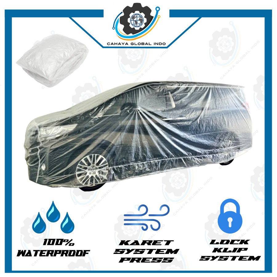 Jual Sarung Cover Mobil Plastik Transparan NEW ALPHARD HILUX DC TRITON ...