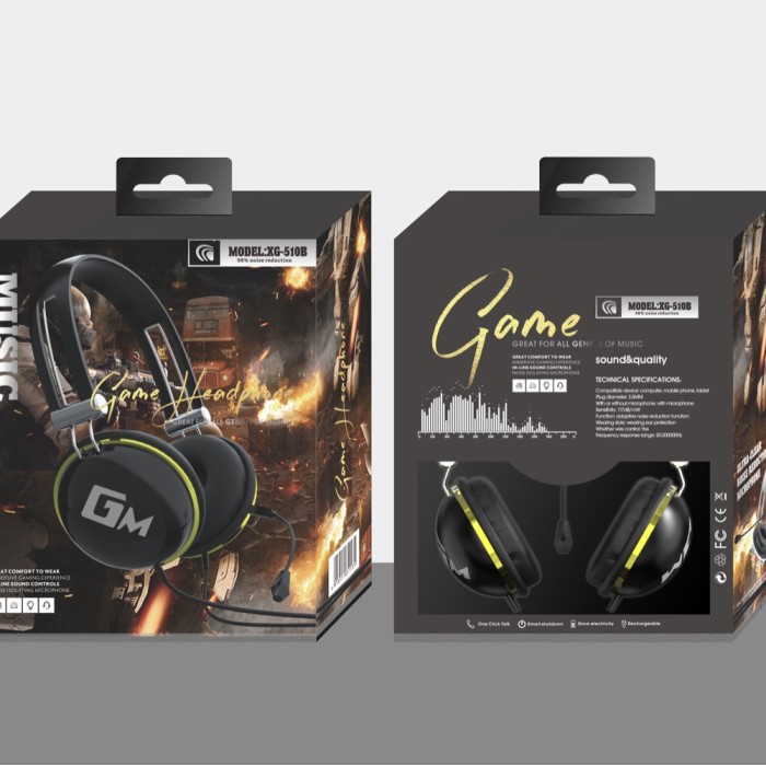 Jual Headset Gaming PUBG Mobile Legend With Mic Headphone Bando ...