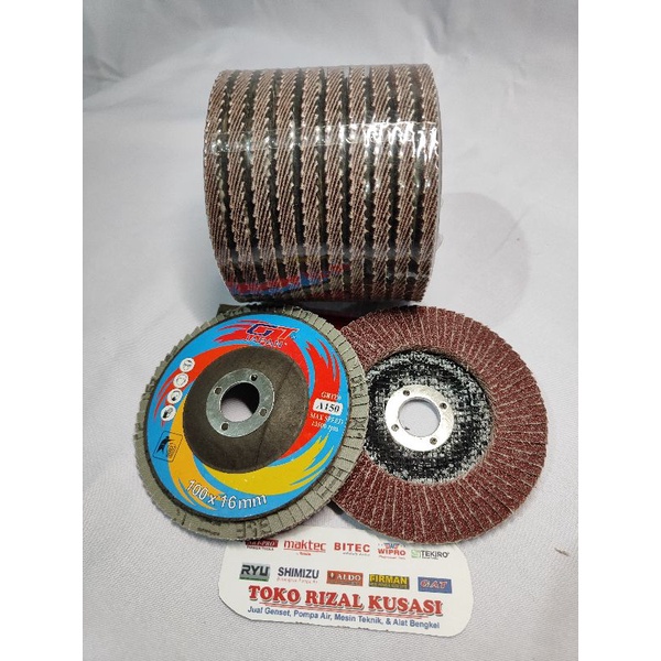Jual flap disc / ampalas susun gerinda 4" | Shopee Indonesia