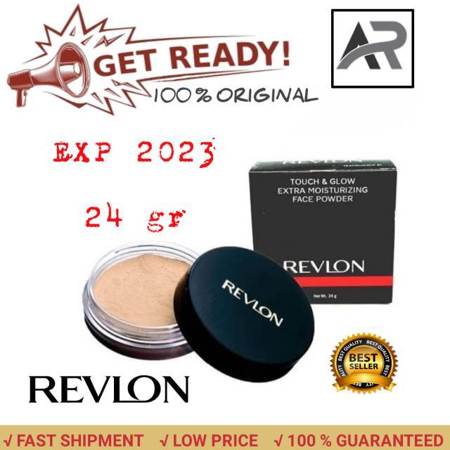 Jual BEDAK REVLON TOUCH & GLOW EXTRA MOISTURIZING FACE POWDER 24g BEDAK ...