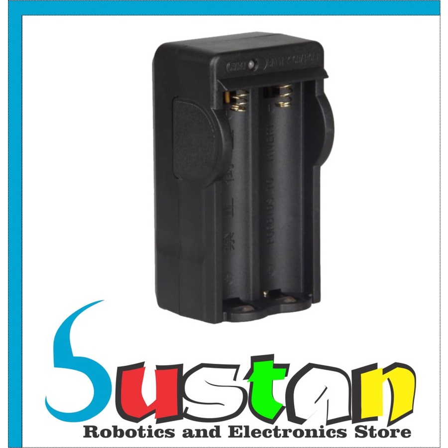 Jual Dual Battery Charger 18650 US Plug Travel Wall Charger For 18650 ...