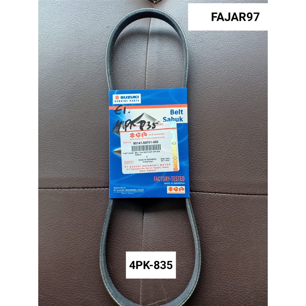 Jual Fan belt/tali kipas Alternator AC Suzuki Aerio/Swift RS415/Karimun old 4PK835 | Shopee ...