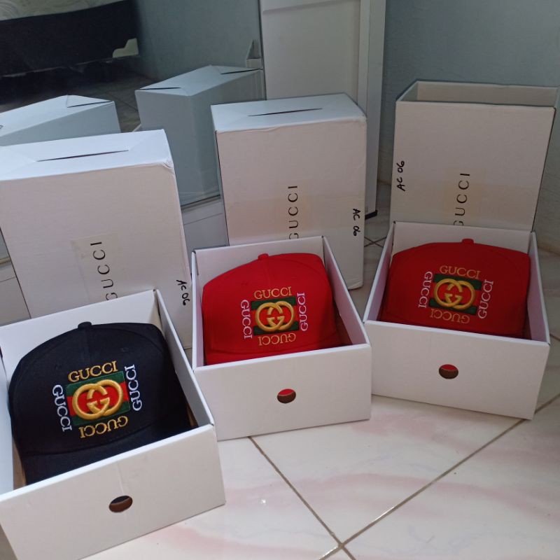 Jual New Topi Gucci Quality Premium (Bordir+Box) | Shopee Indonesia