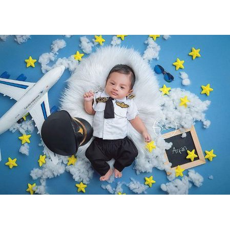Jual KOSTUM PILOT ANAK / SERAGAM PILOT ANAK/ BAJU PILOT / KOSTUM PROPS ...