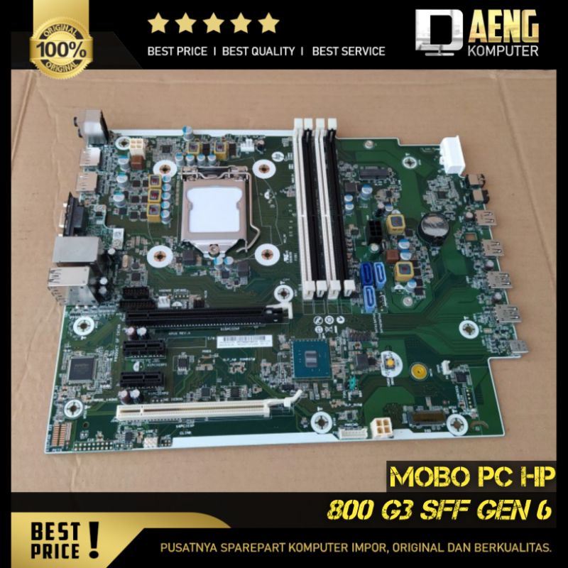 Jual Motherboard Mainboard Mobo Pc HP EliteDesk 800 G3 Sff Gen 6 ...