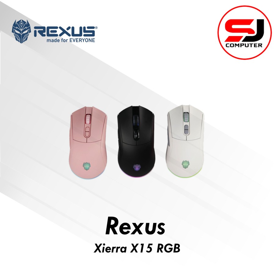 Jual Mouse Gaming Rexus Xierra X15 RGB X-15 | Shopee Indonesia