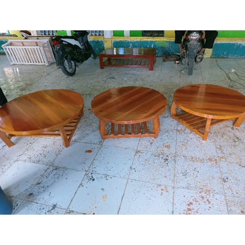 Jual meja kayui meja bulat meja oshin meja santai | Shopee Indonesia