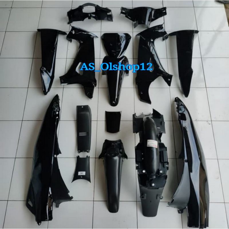 Jual MURAH!! FULL BODY HALUS KASAR KARISMA X 125 HITAM POLOS | Shopee ...