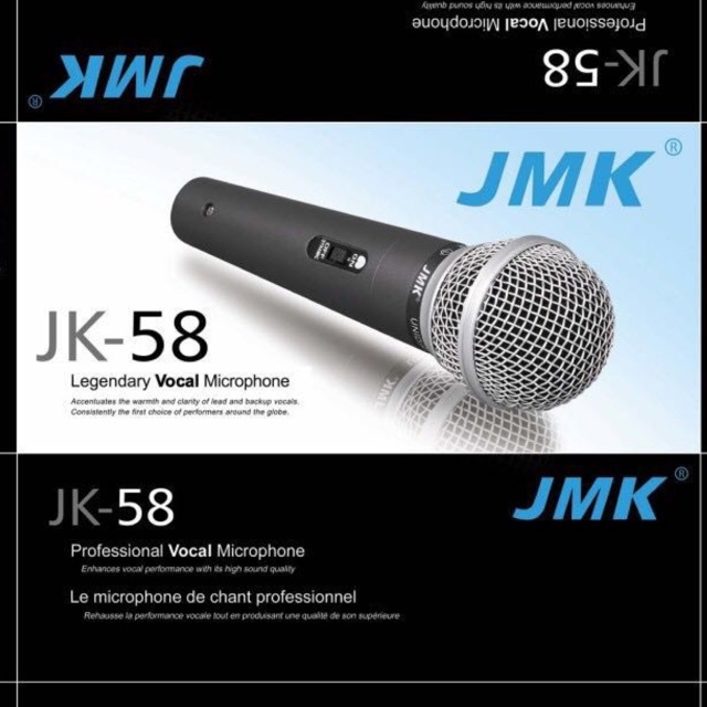 Jual MIC JK-58 JMK / mik / microphone kabel Jk-58 di lengkapi switch on ...
