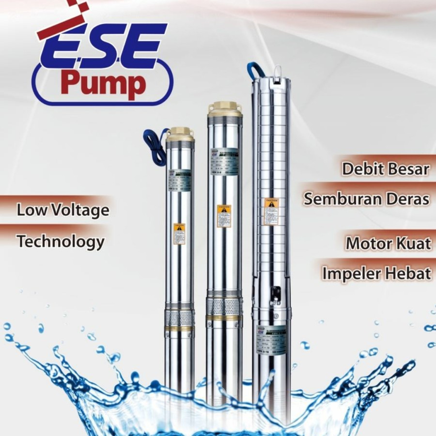 Jual POMPA CELUP SUBMERSIBLE PUMP ESE NATIONAL 3" 0,50 HP | Shopee ...
