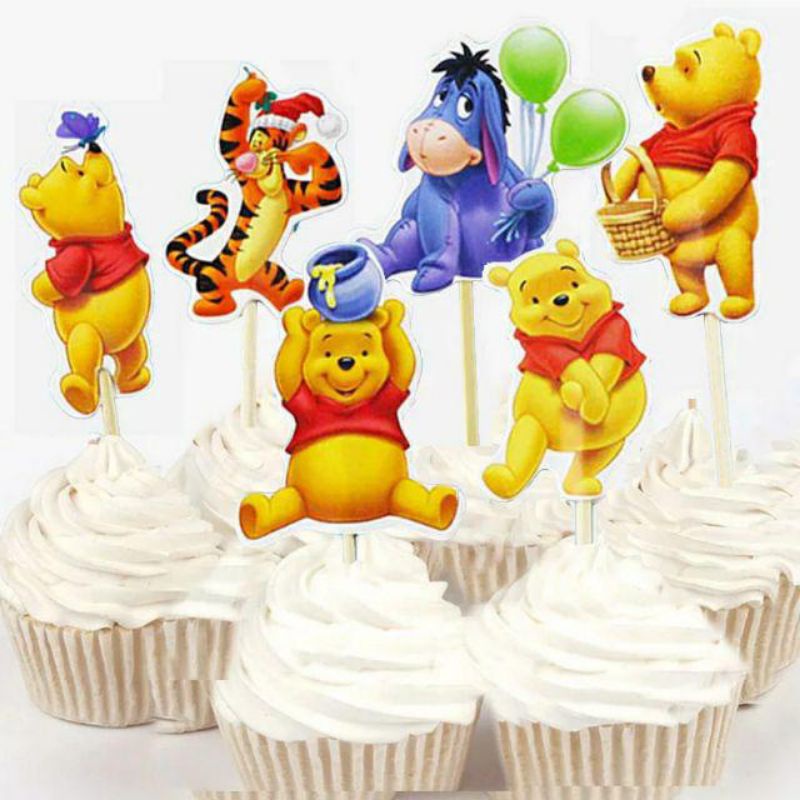 Jual CAKE TOPPER WINNIE THE POOH BERUANG MADU HIASAN TUSUKAN KUE ...