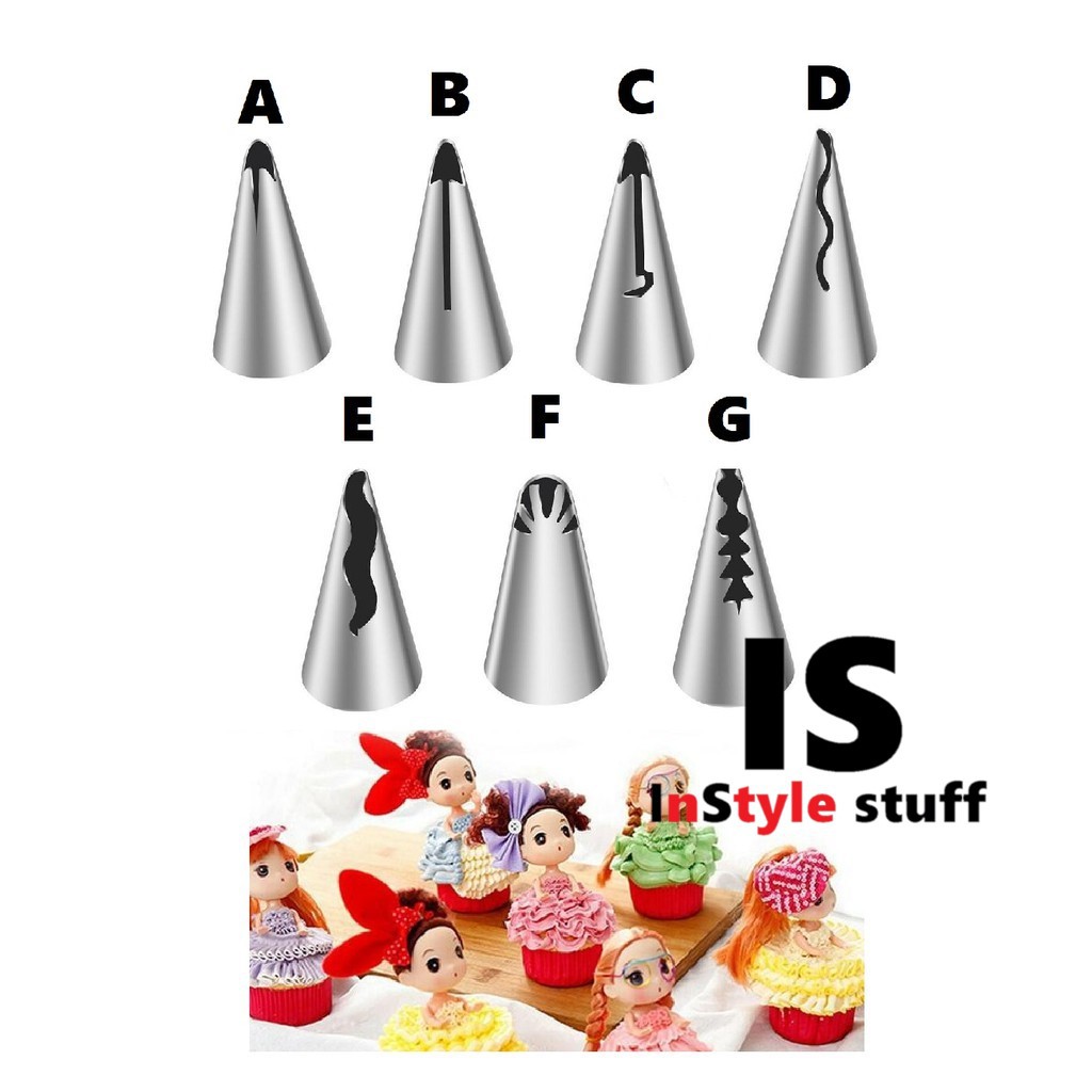 Jual SPUIT KOREA - KOREAN NOZZLE TIPS - GIRL DRESS GAUN WEDDING PIPING ...