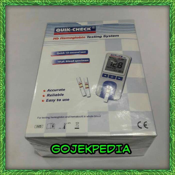 Jual Alat Quik-Check HB Hemoglobin Testing System | Shopee Indonesia