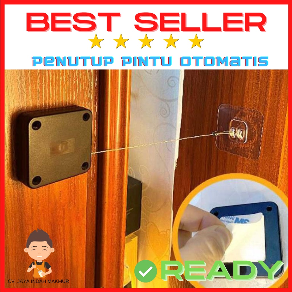 Jual Alat Penutup Pintu Otomatis Tanpa Paku Murah Automatic Door Closer ...
