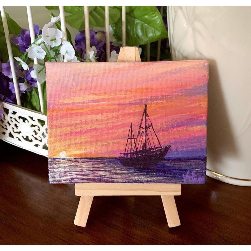 Jual PAKET LENGKAP MELUKIS TERMURAH/STANDING EASEL/KANVAS LUKIS 20X30 ...