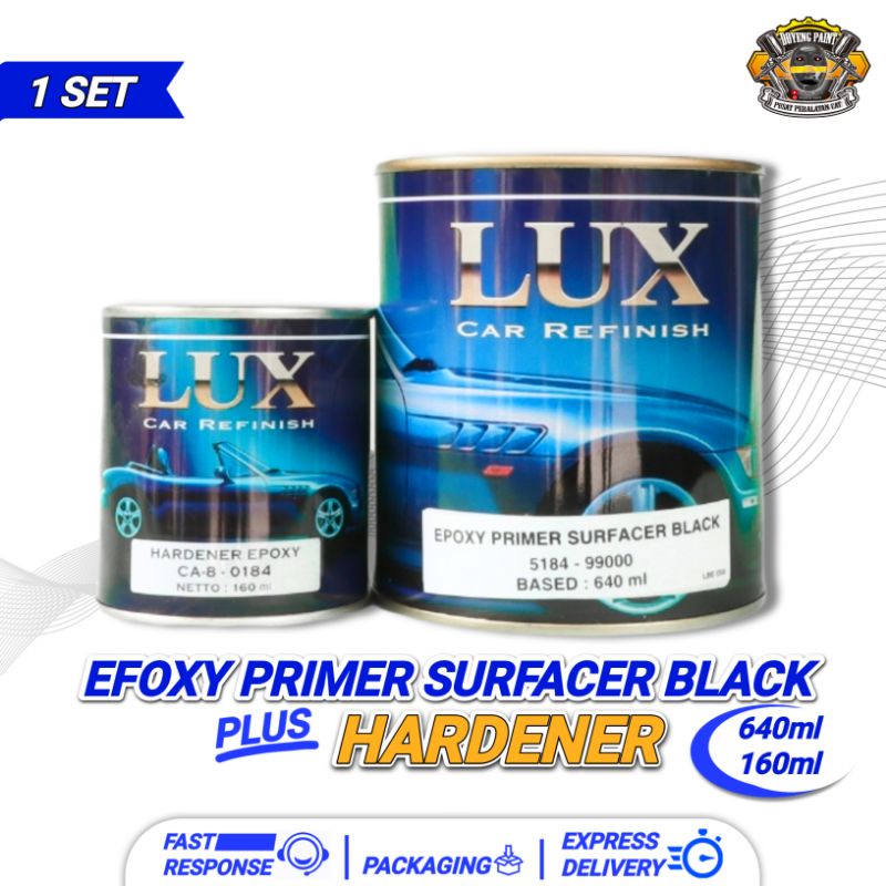Jual EPOXY LUX primer Black | Shopee Indonesia