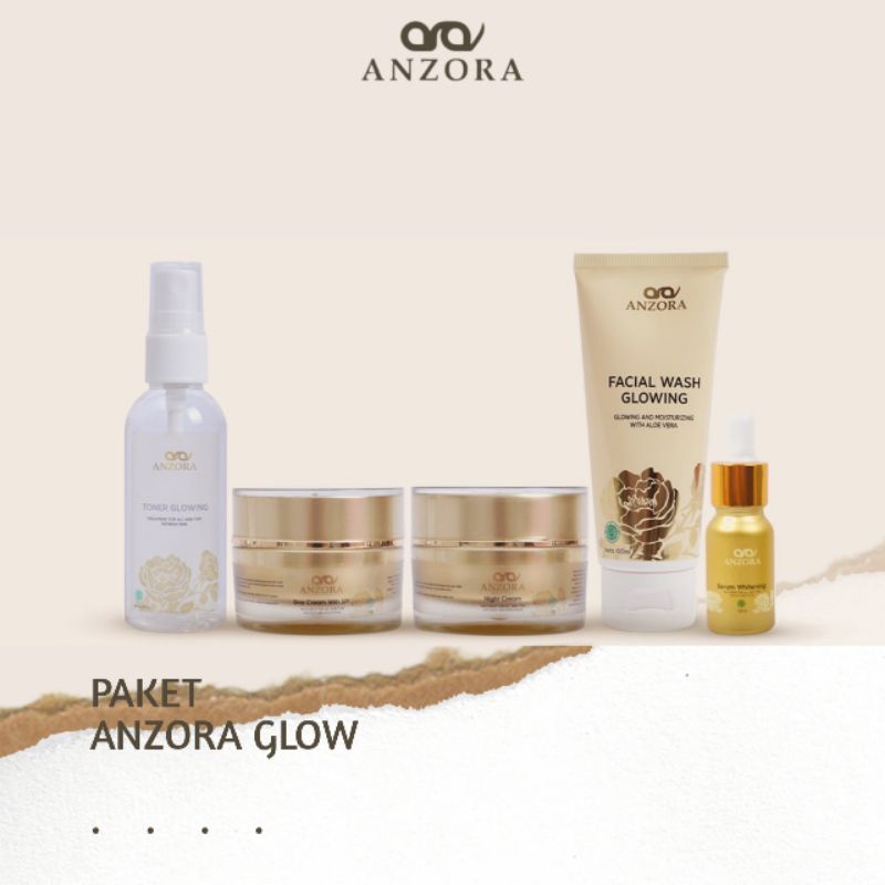 Jual ANZORA SKINCARE SERIES GLOW free SheetMask hyaluronic acid Pink ...