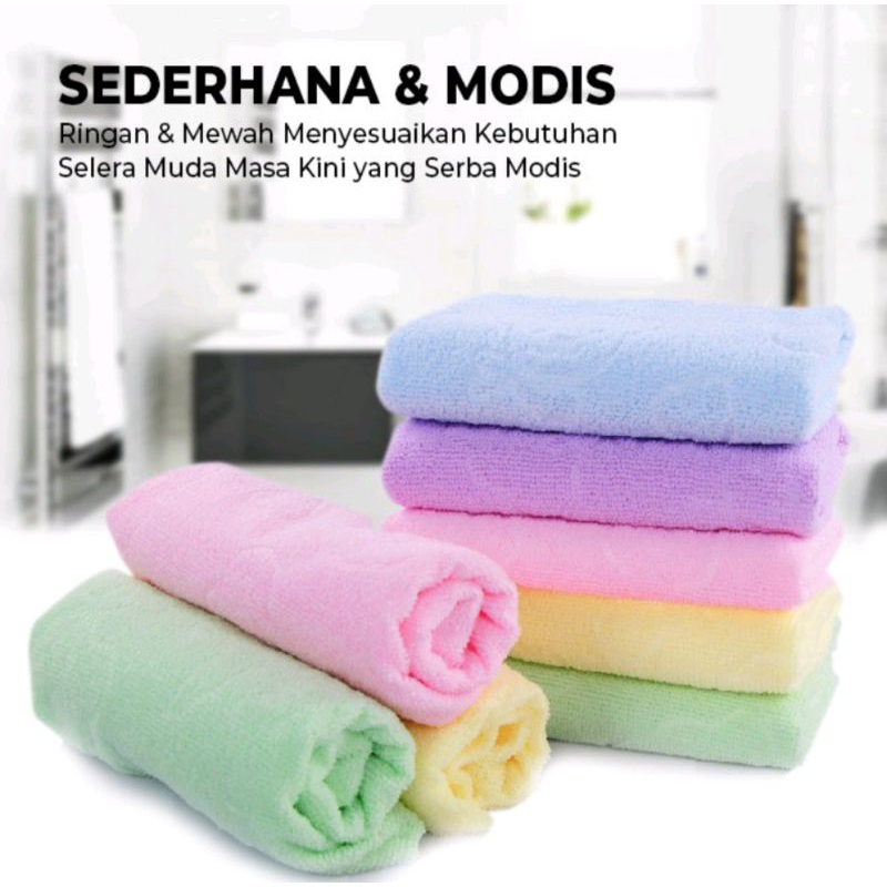 Jual Handuk Leher Mikrofiber Ukuran 60 cm X 30 cm | Shopee Indonesia