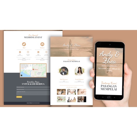 Jual Undangan Web Undangan Website Undangan Digital Undangan Pernikahan ...