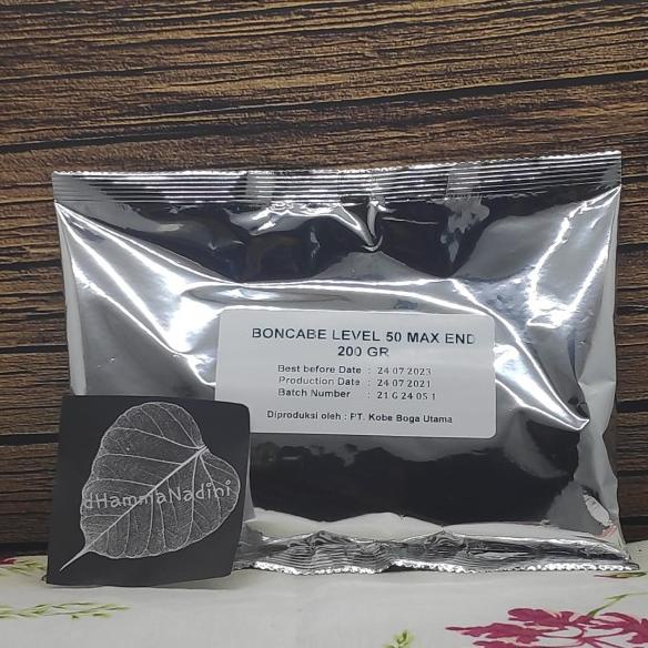 Jual BON CABE LEVEL 50 MAX END DENGAN KEMASAN EKONOMIS 200 GR | Shopee ...
