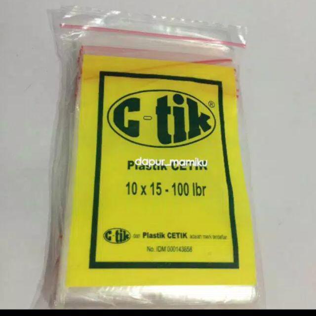 Jual DAPURMAMI Plastik Klip C-Tik Plastik Kemasan Obat 4x6 5x8 6x10 ...