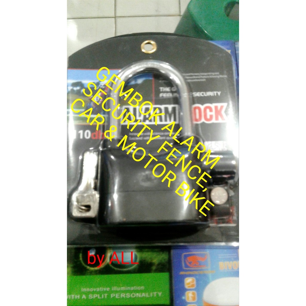 Jual Stok terakhir GEMBOK ALARM PAGAR/MOBIL/MOTOR terakhir | Shopee ...